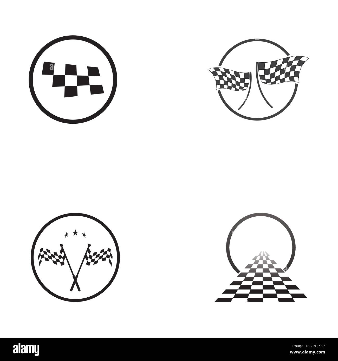 Race flag icon, simple design illustration vector Stock Vector Image ...