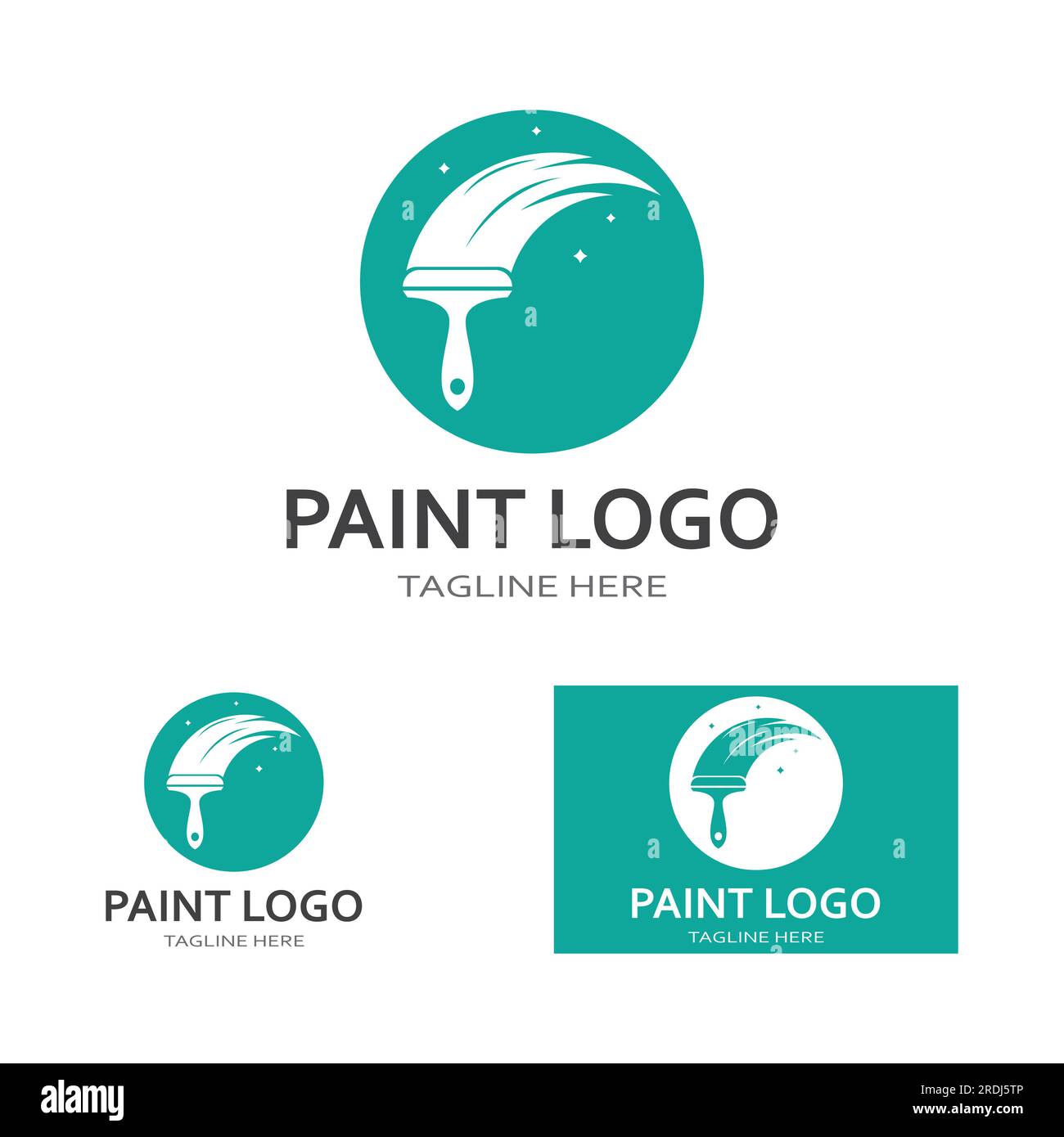 Paint Logo vector icon illustration Stock Vector Image & Art - Alamy