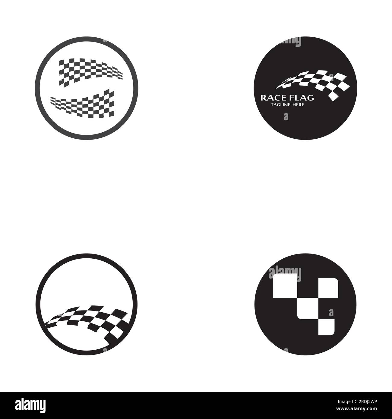 Racing checkered flags vector hi-res stock photography and images - Alamy
