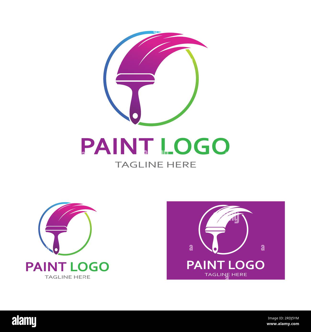 Paint Logo vector icon illustration Stock Vector Image & Art - Alamy