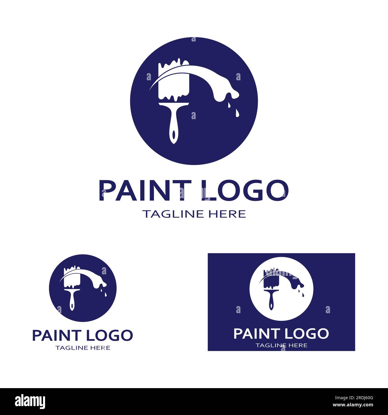 Paint Logo vector icon illustration Stock Vector Image & Art - Alamy