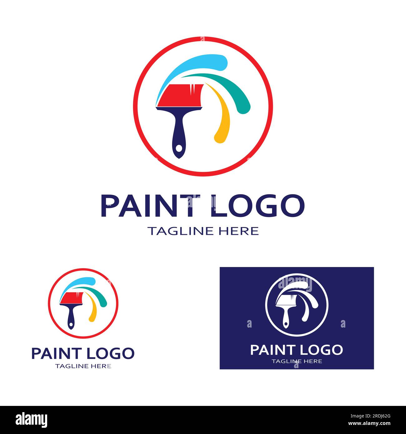 Paint Logo vector icon illustration Stock Vector Image & Art - Alamy