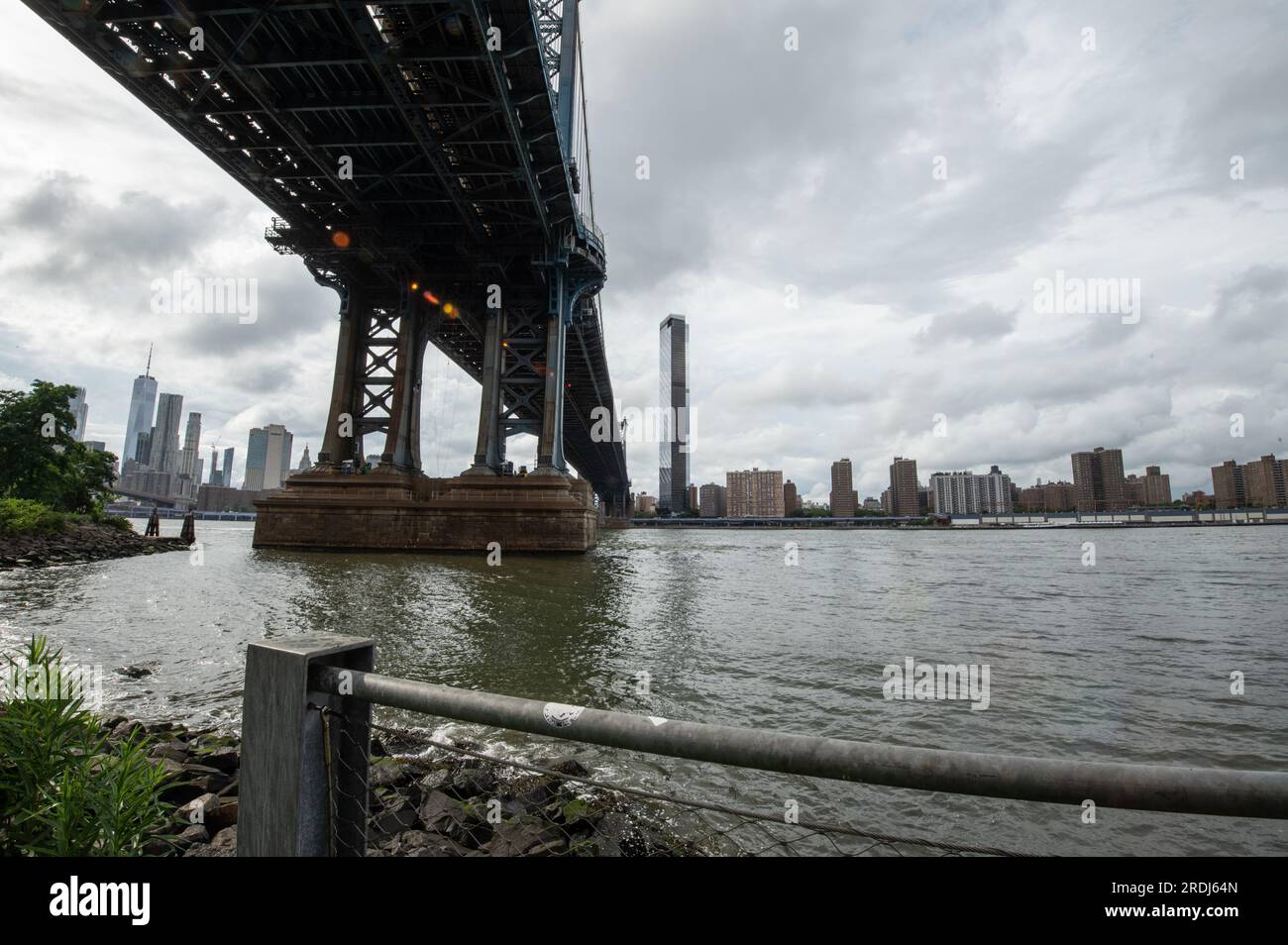 New York, view of Brooklyn Bridge from Dumbo Stock Photo - Alamy