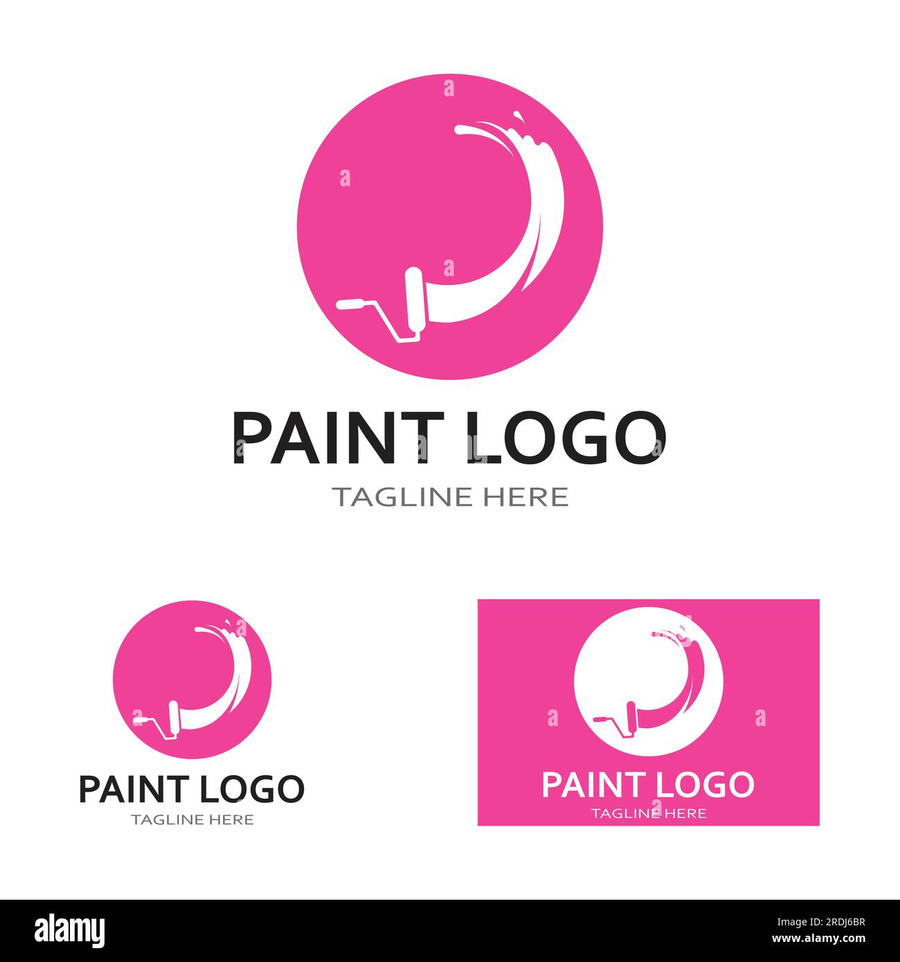 Paint Logo vector icon illustration Stock Vector Image & Art - Alamy