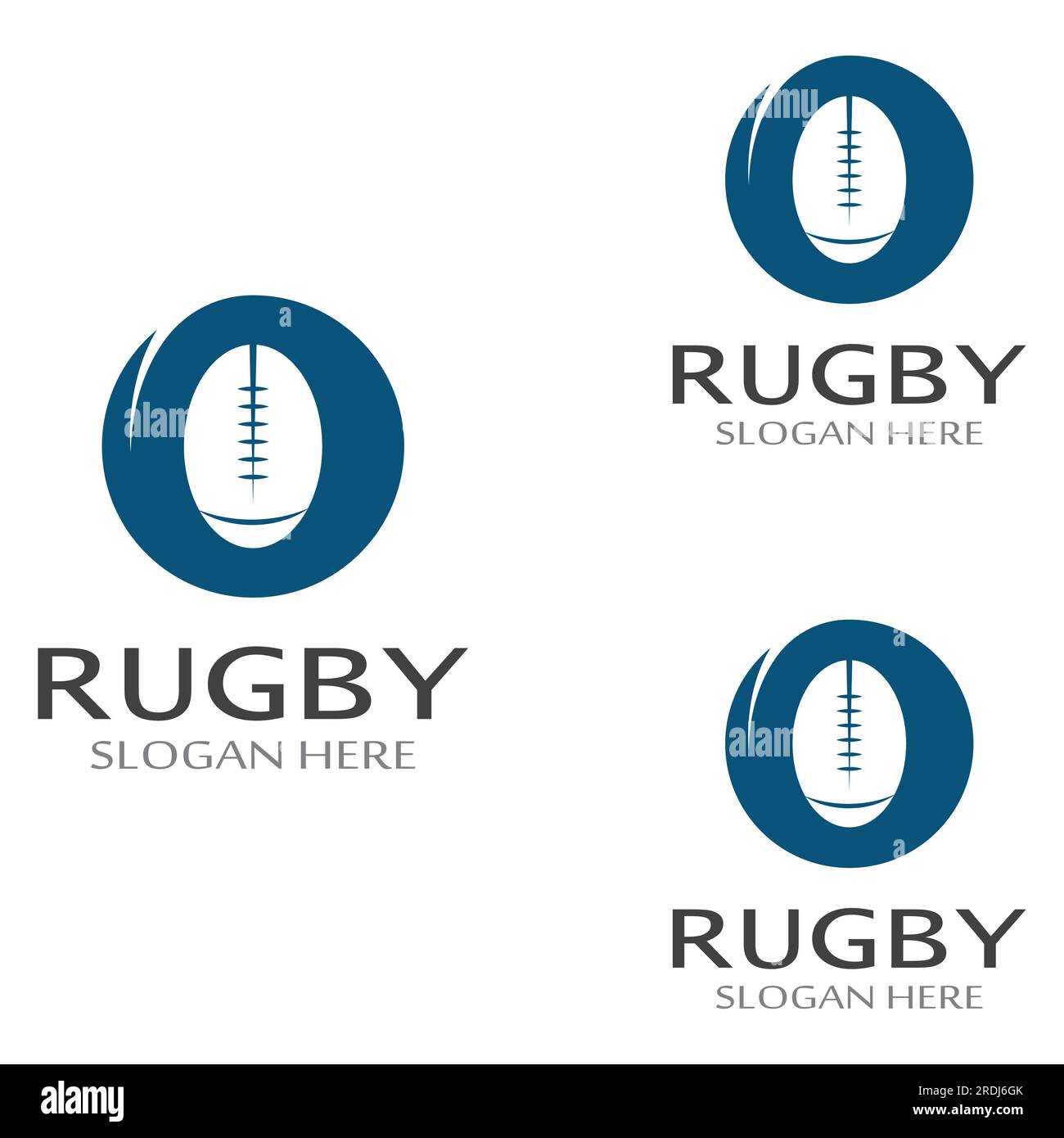 Rugby ball logo. Using vector illustration design concept.Can be used ...