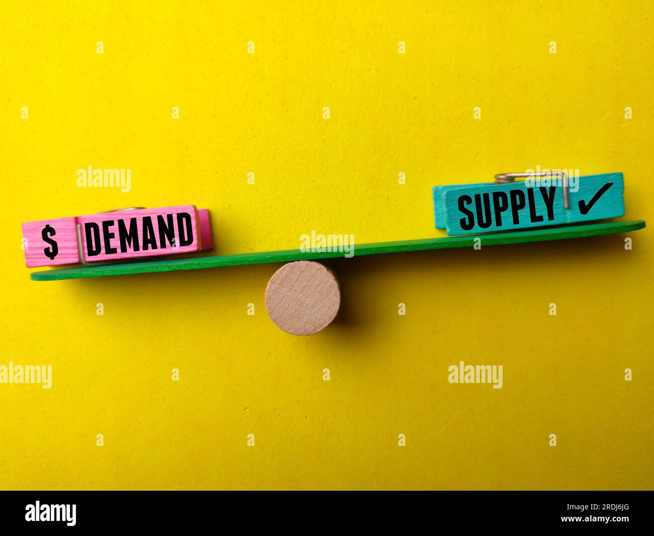 Supply and demand scales hi-res stock photography and images - Alamy