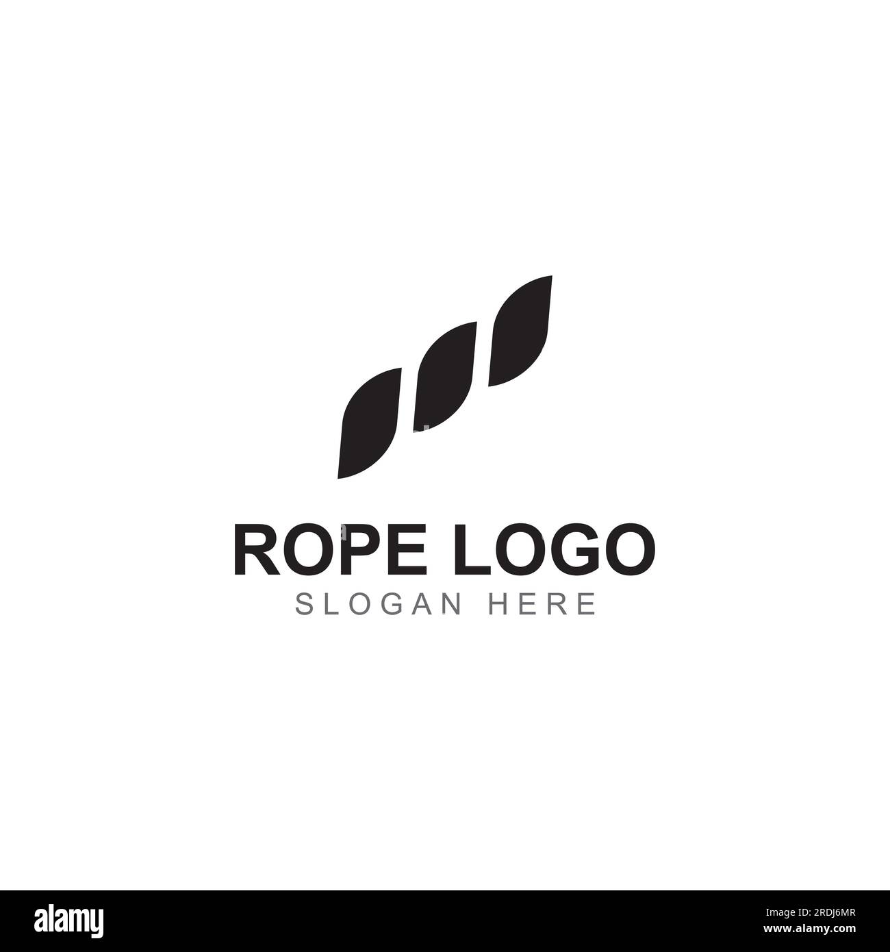 Rope logo using vector design Stock Vector Image & Art - Alamy