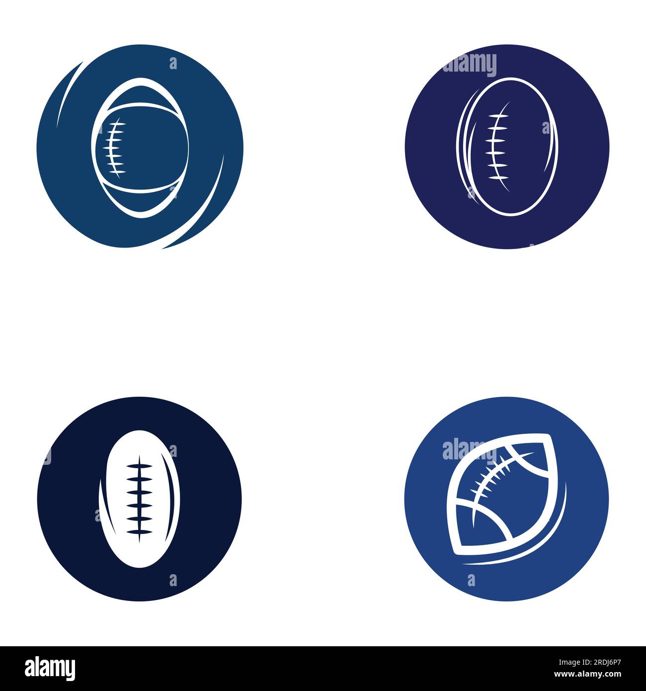 Rugby ball logo. Using vector illustration design concept.Can be used ...