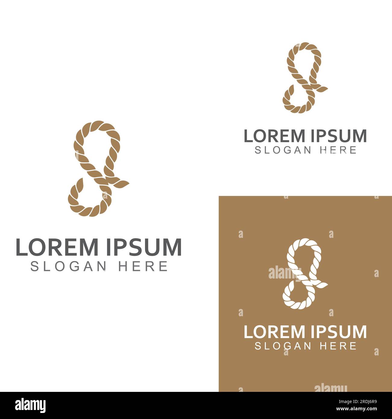 Rope logo using vector design Stock Vector Image & Art - Alamy