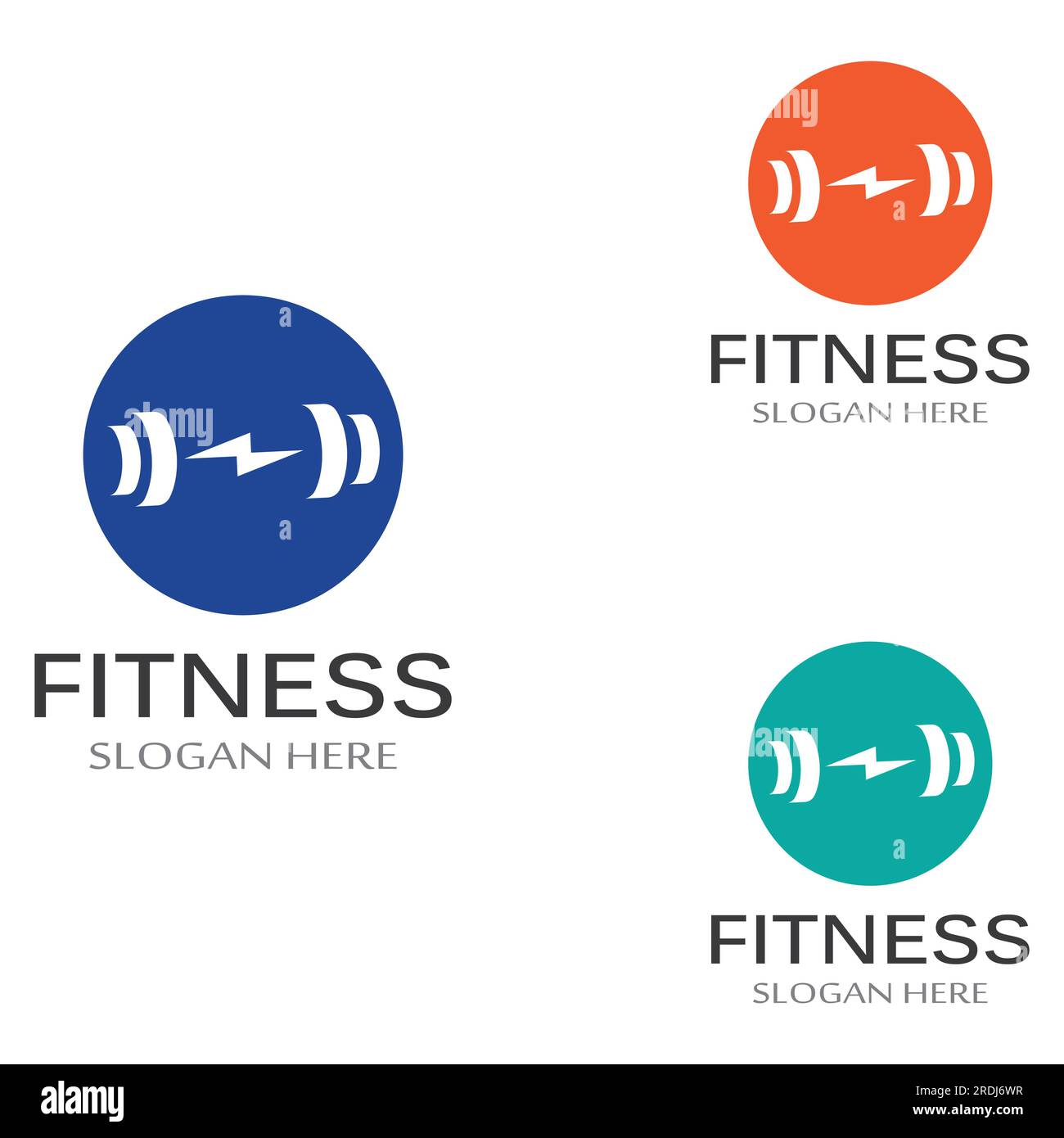 gym fitness silhouette logo and barbell.Design for fitness gym and ...