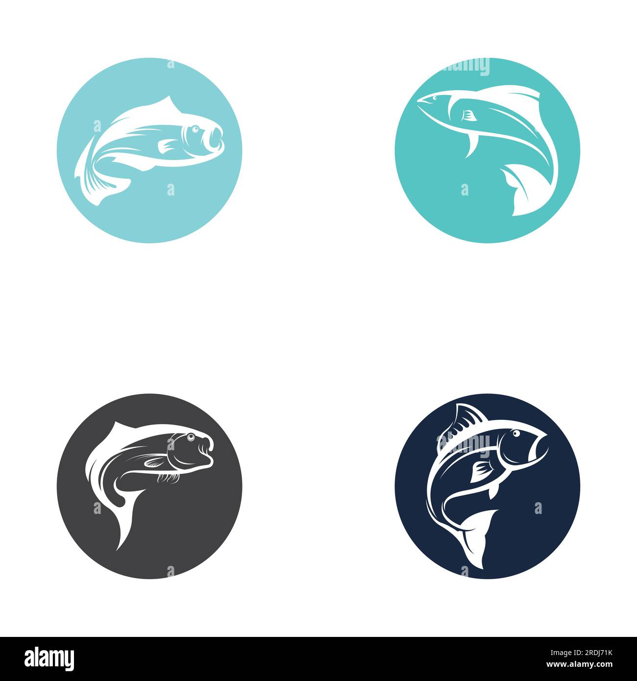 Fish logo, fishinghook, fish oil and seafood restaurant icon. With ...