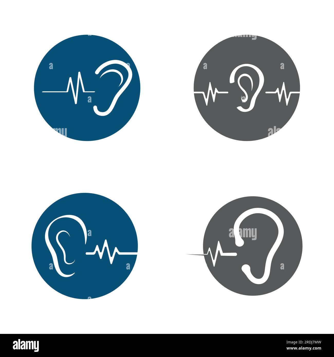 ear logo design Stock Vector Image & Art - Alamy