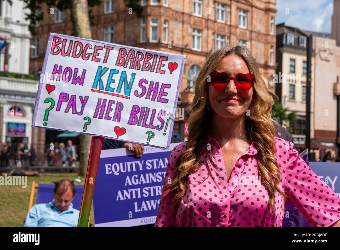 Barbie placard hi-res stock photography and images - Alamy