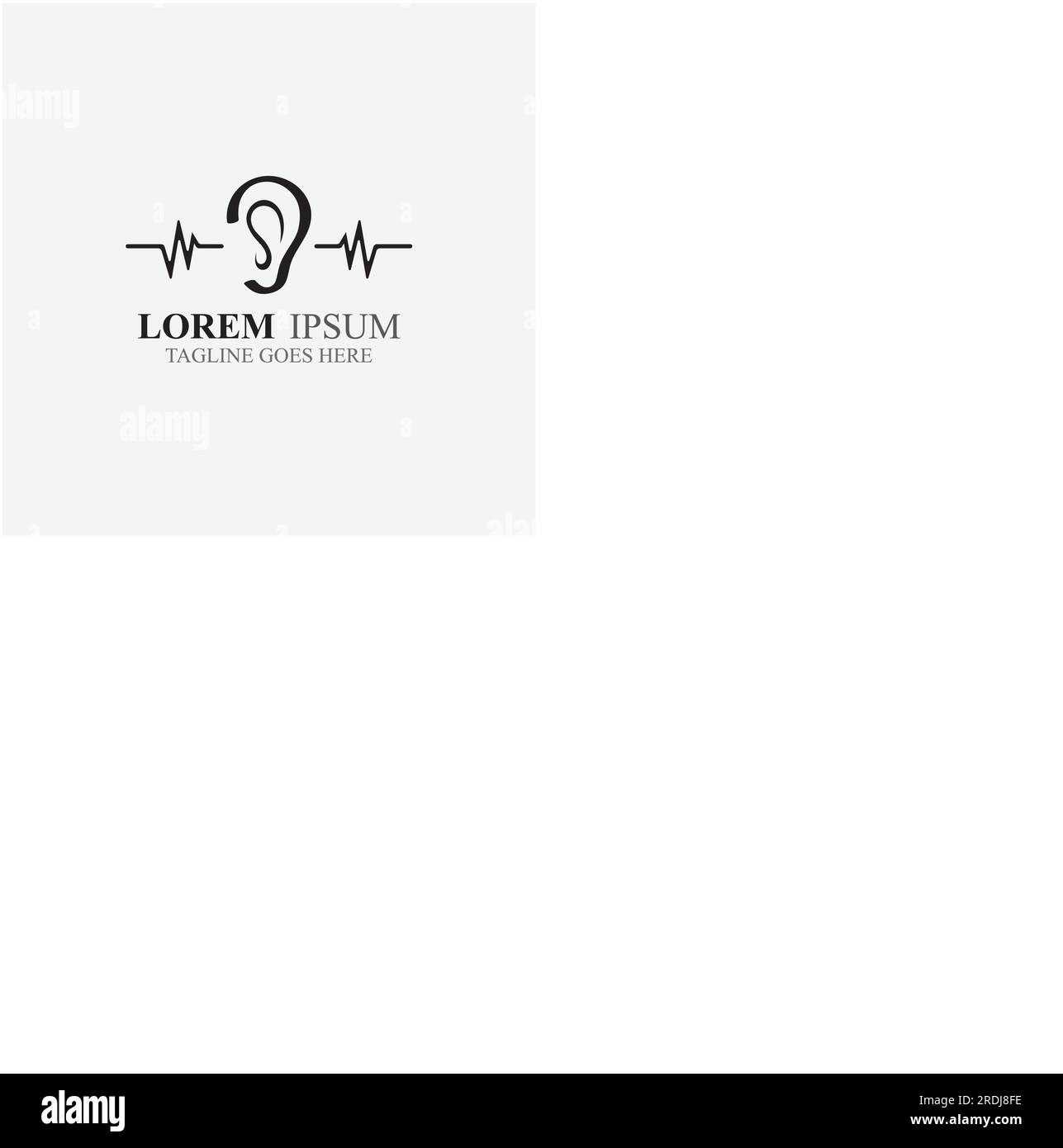 ear logo design Stock Vector Image & Art - Alamy