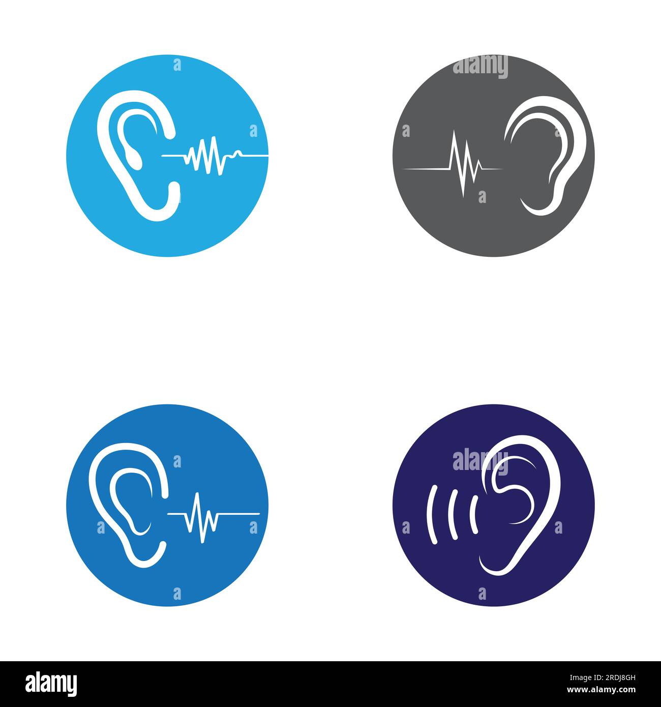 Ear five senses human Stock Vector Images - Alamy