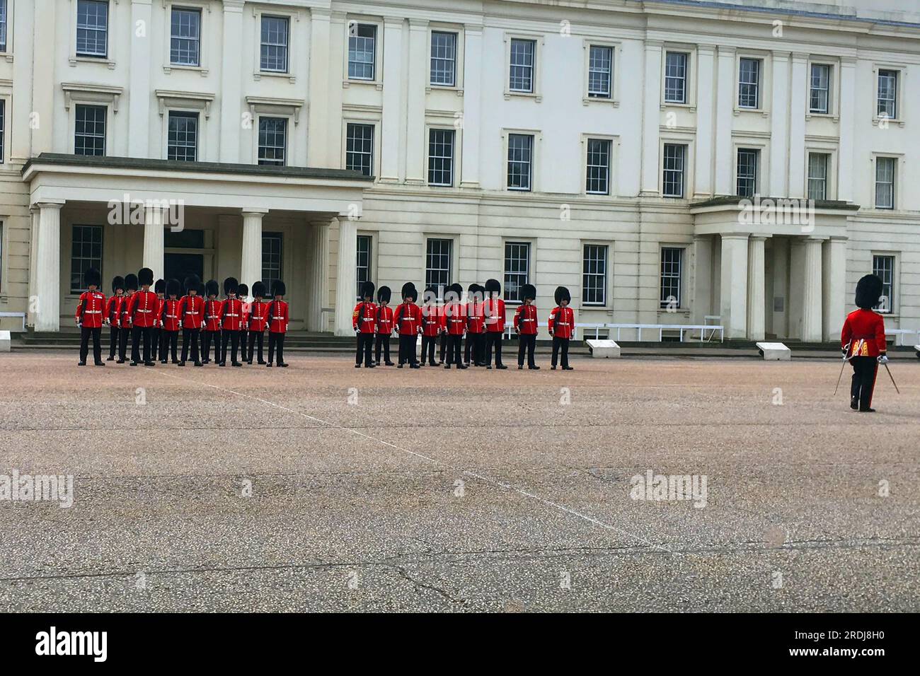 The Coldstream guards on parade. London, England, UK Stock Photo - Alamy