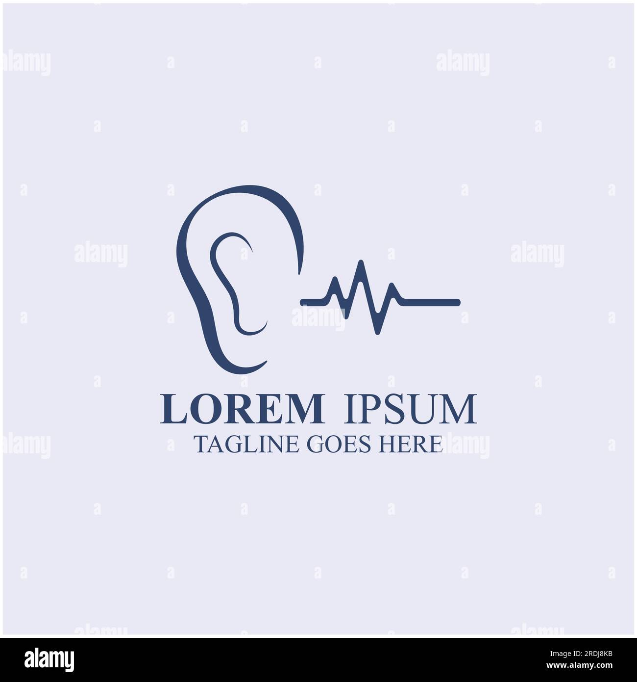 ear logo design Stock Vector Image & Art - Alamy