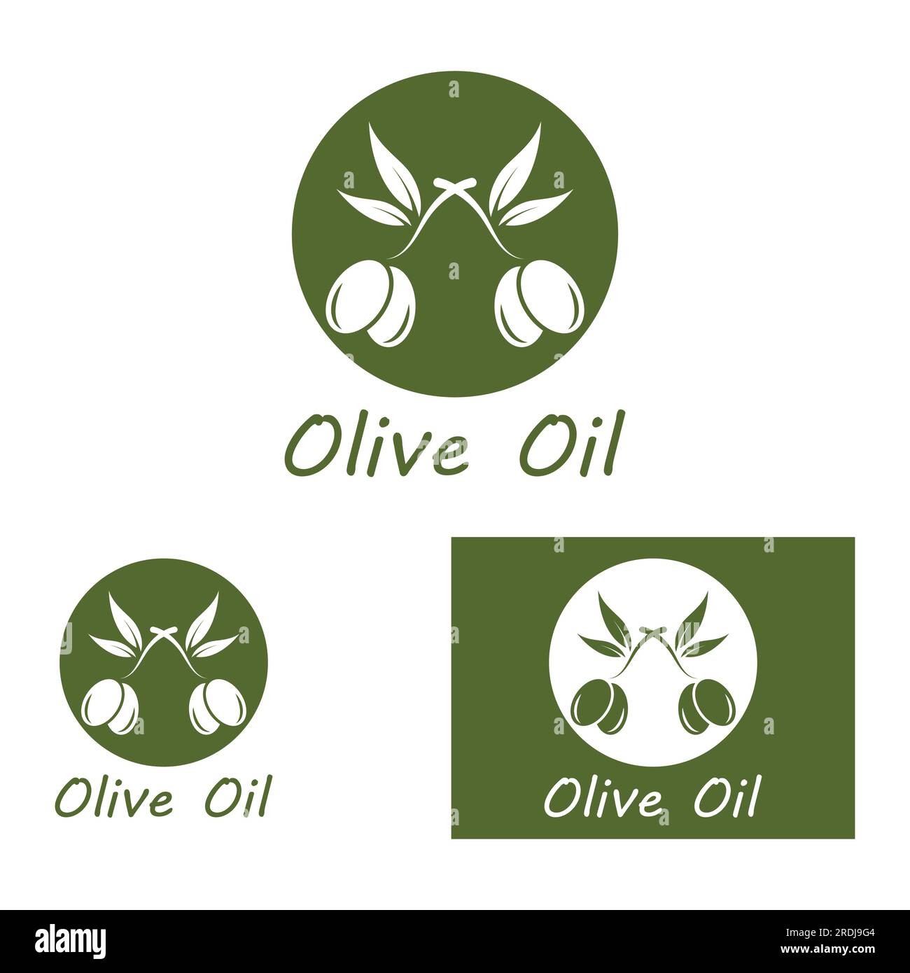 Olive logo hi-res stock photography and images - Alamy