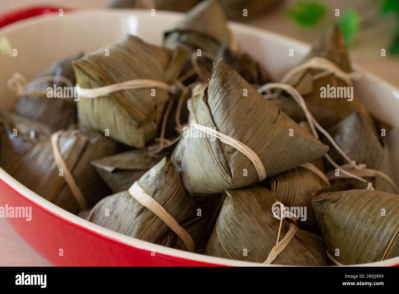 Chinese rice dumpling Zongzi for traditional dragon boat festival Stock ...