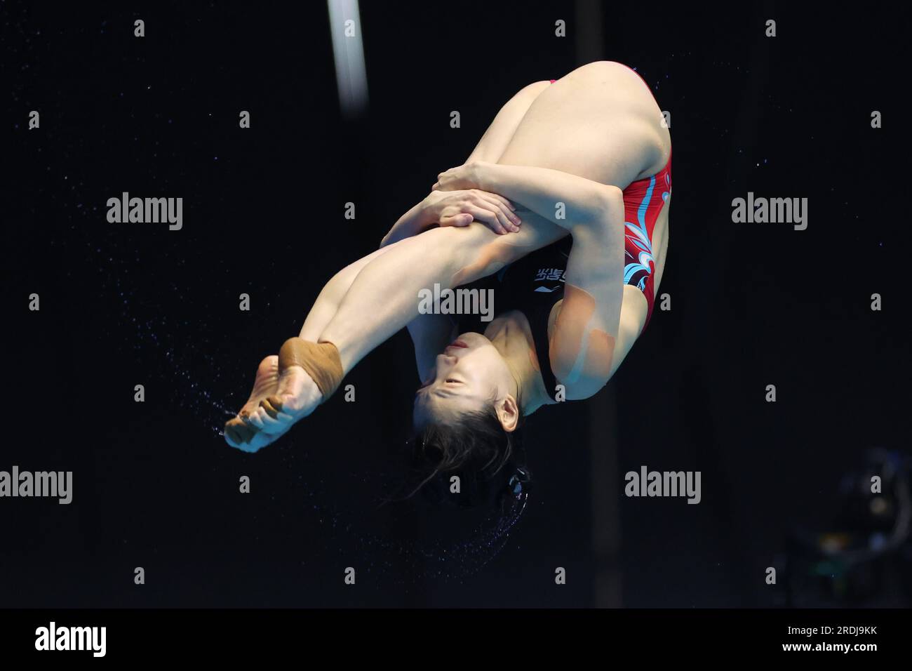 Fukuoka, Japan. 21st July, 2023. Yani CHANG (CHN) Diving : World ...