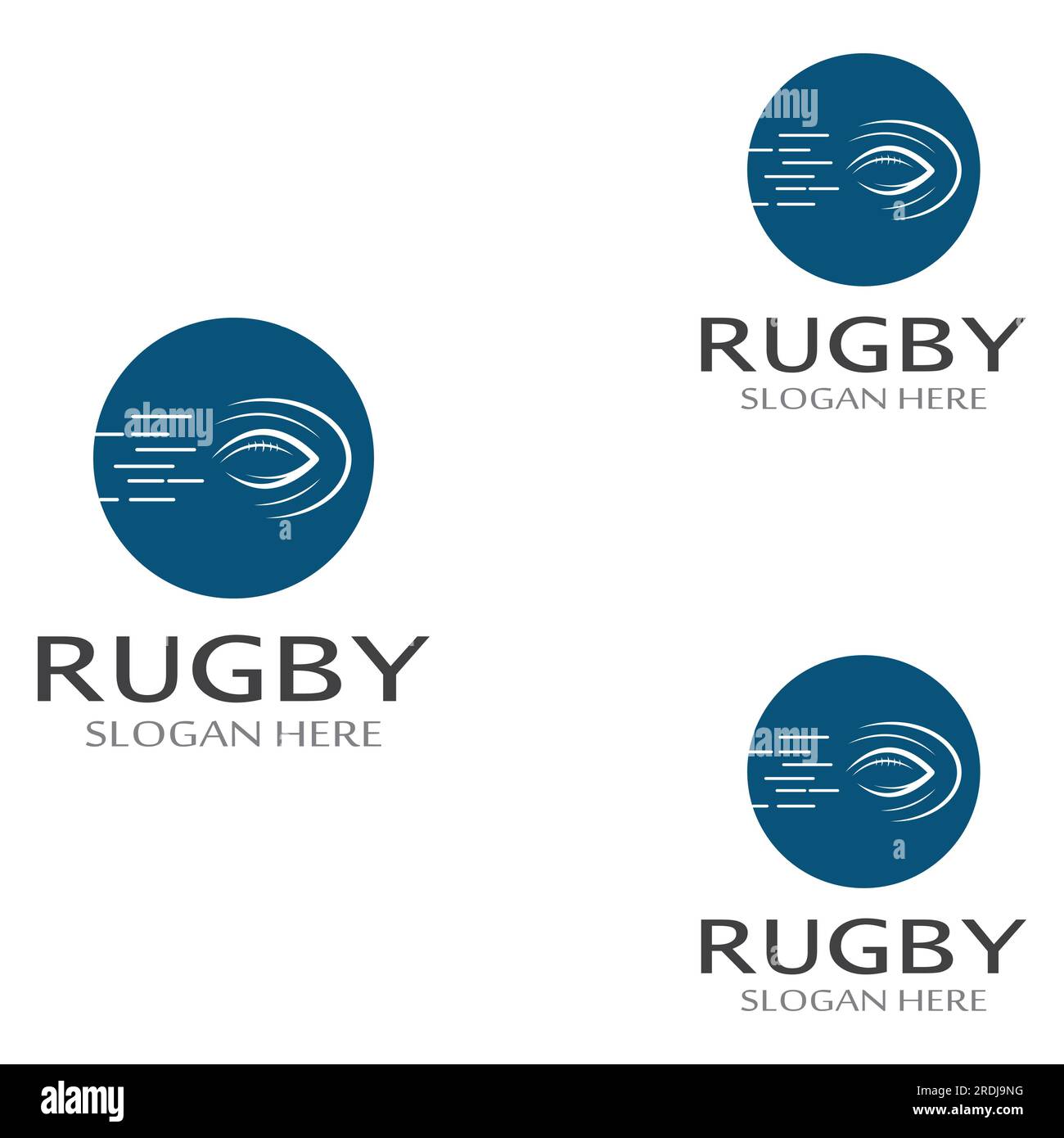 Rugby ball logo. Using vector illustration design concept.Can be used ...