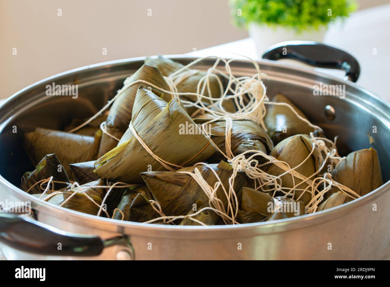 Chinese rice dumpling Zongzi for traditional dragon boat festival Stock ...