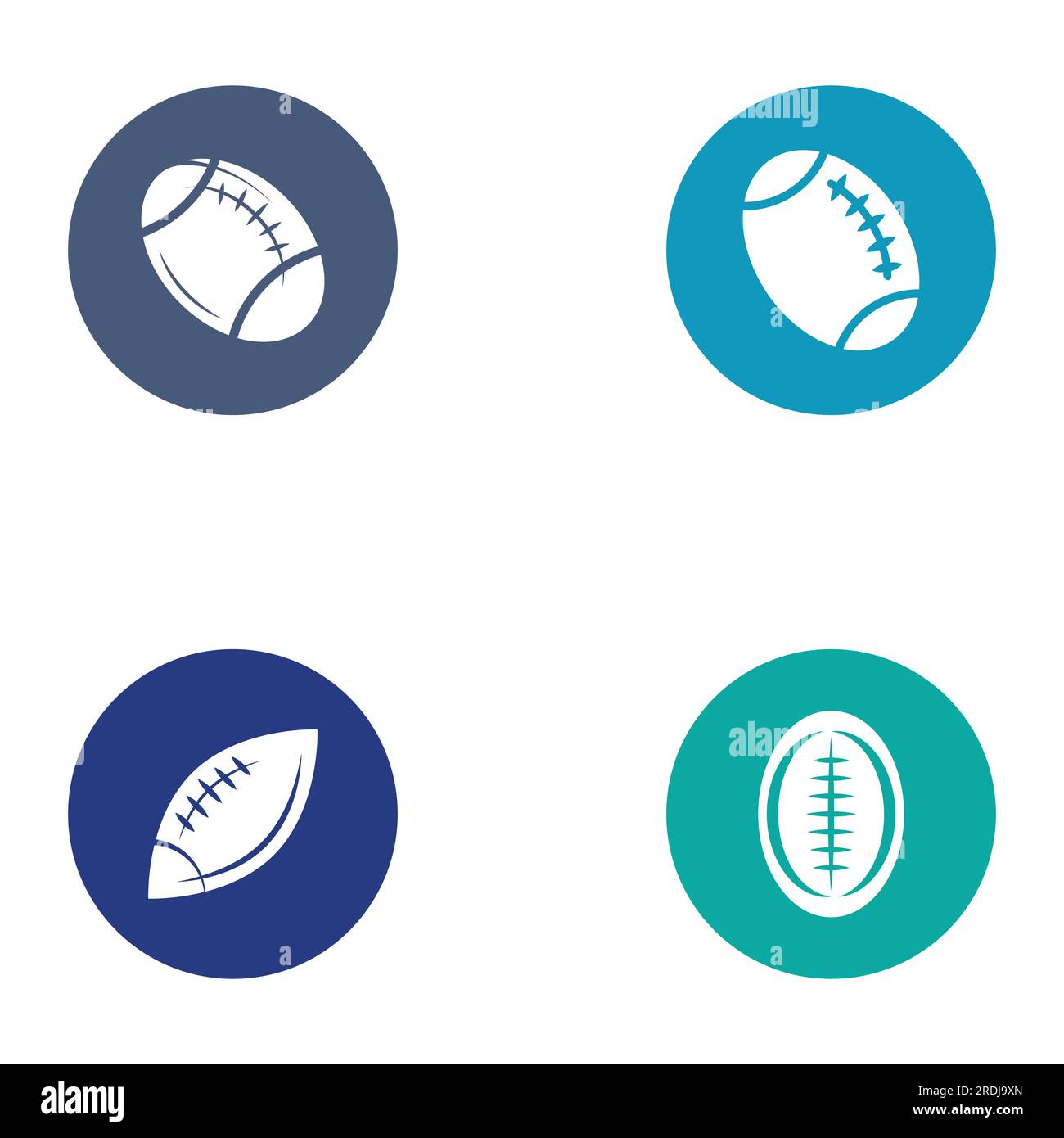 Rugby ball logo. Using vector illustration design concept.Can be used ...