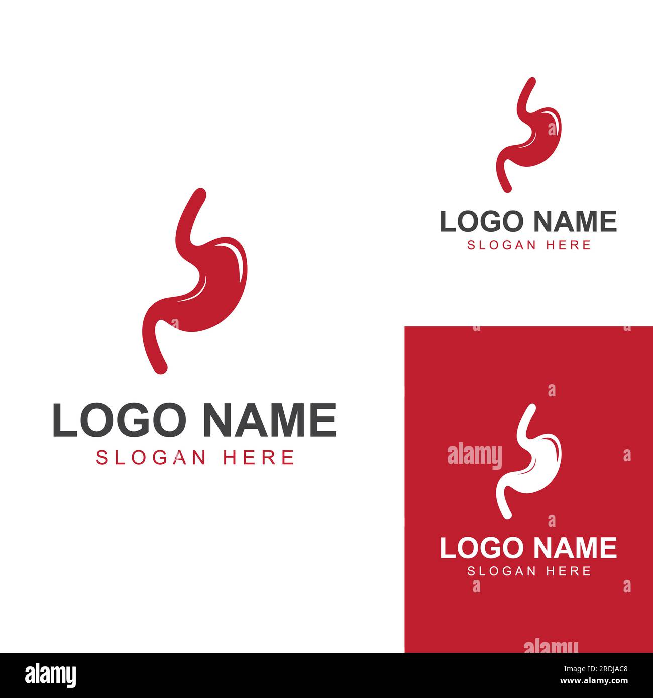 stomach health and stomach care logo design Stock Vector Image & Art ...