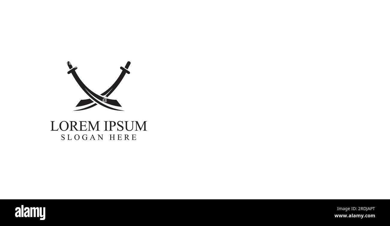 Sword, shield and king's sword logo. Logo vector design Stock Vector ...