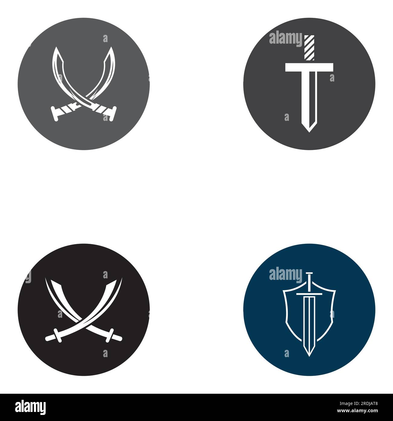 Sword, shield and king's sword logo. Logo vector design Stock Vector ...