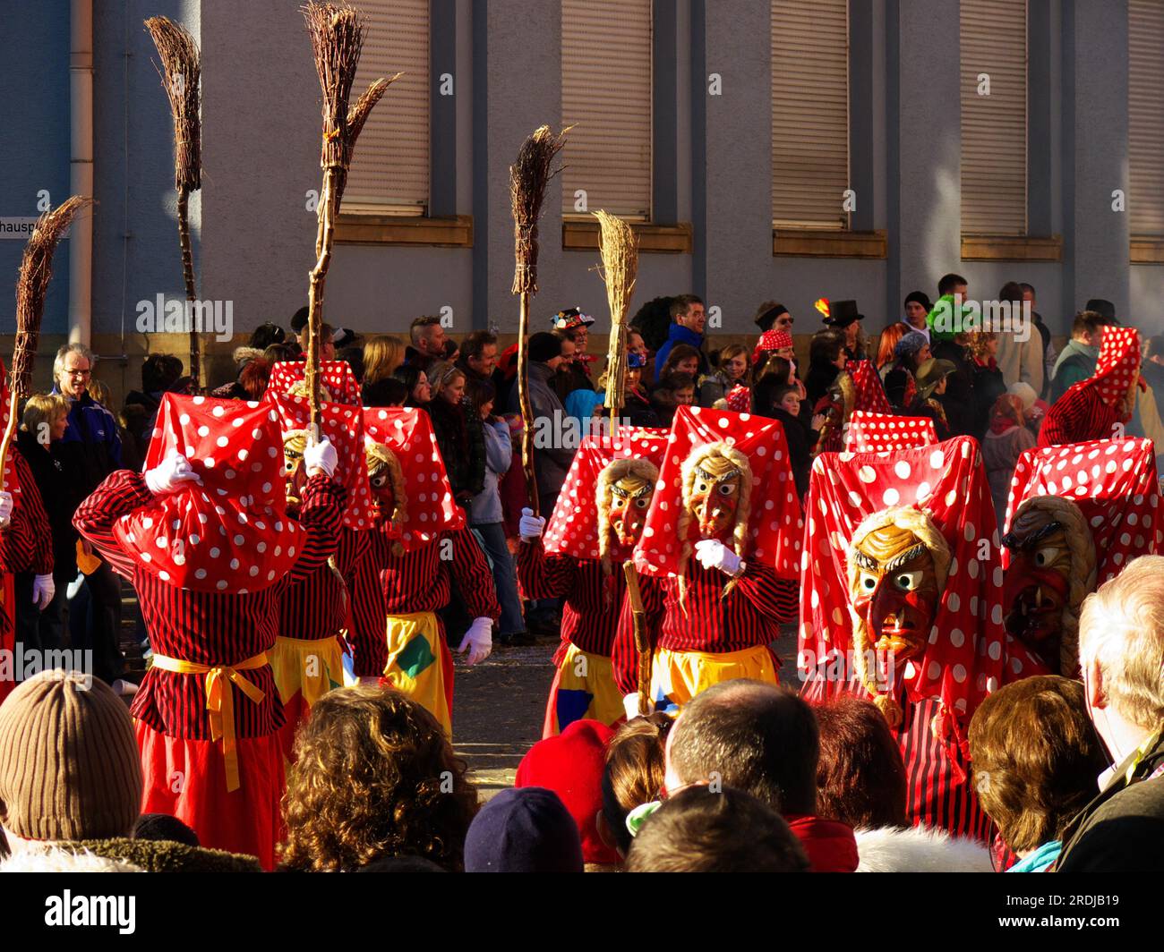 Carnival procession in Donaueschingen Black Forest-Baar. Bad. -Wuertt ...