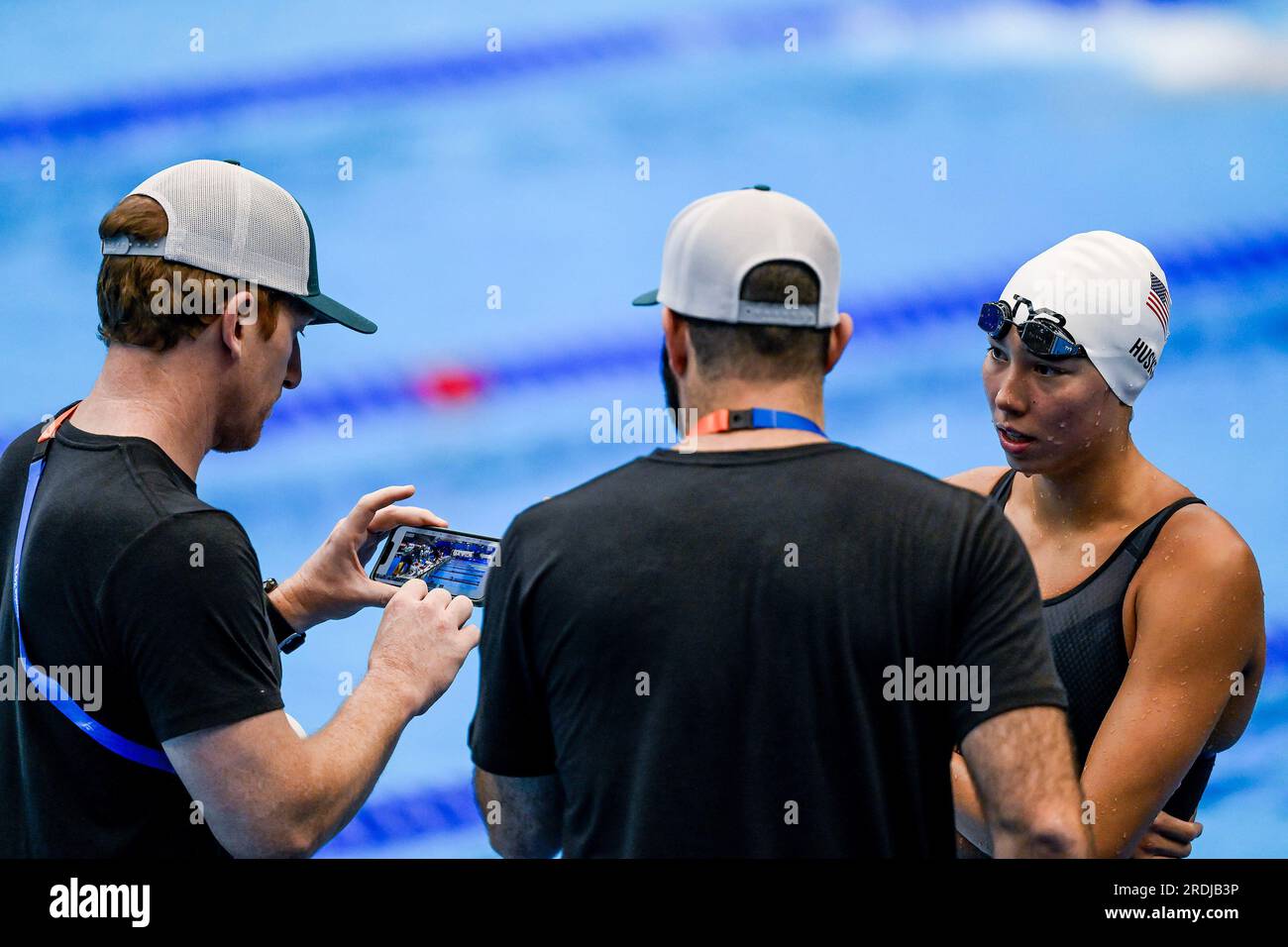 Fukuoka, Japan. 21st July, 2023. Torri Huske of United States of ...