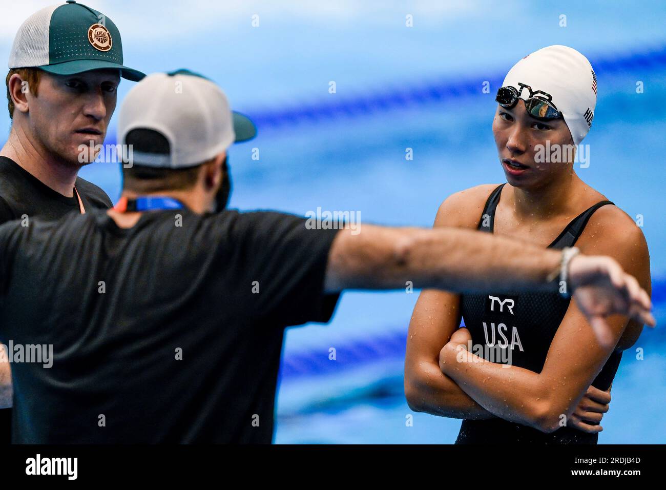 Fukuoka, Japan. 21st July, 2023. Torri Huske of United States of ...