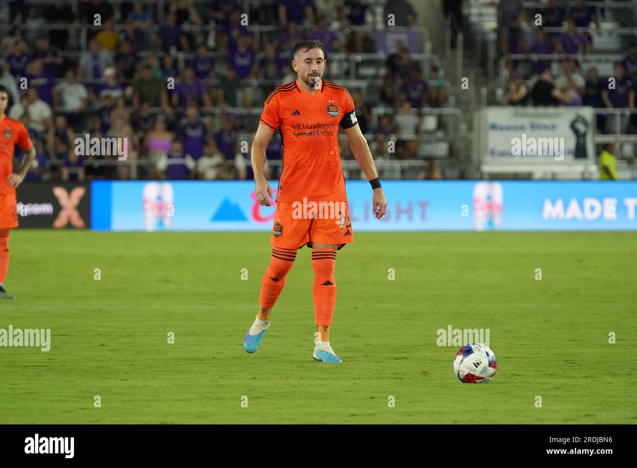Orlando, Florida, USA, July 21, 2023, Houston Dynamo Midfielder Hector ...