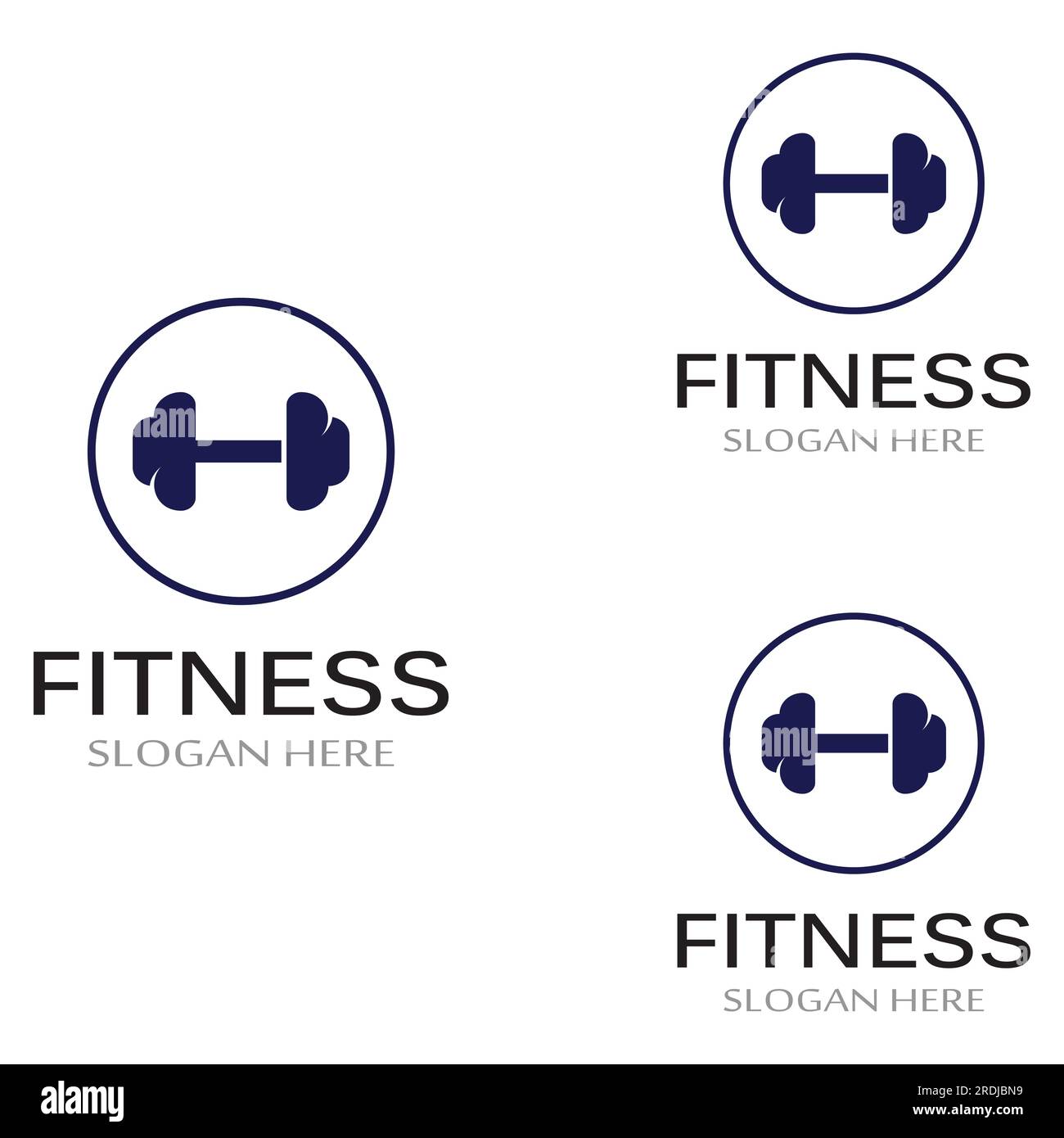 gym fitness silhouette logo and barbell.Design for fitness gym and ...