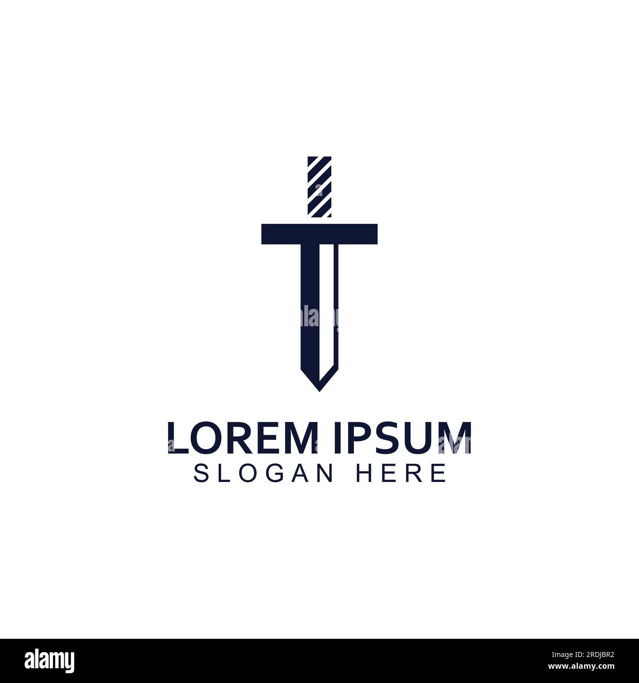 Sword, shield and king's sword logo. Logo vector design Stock Vector ...