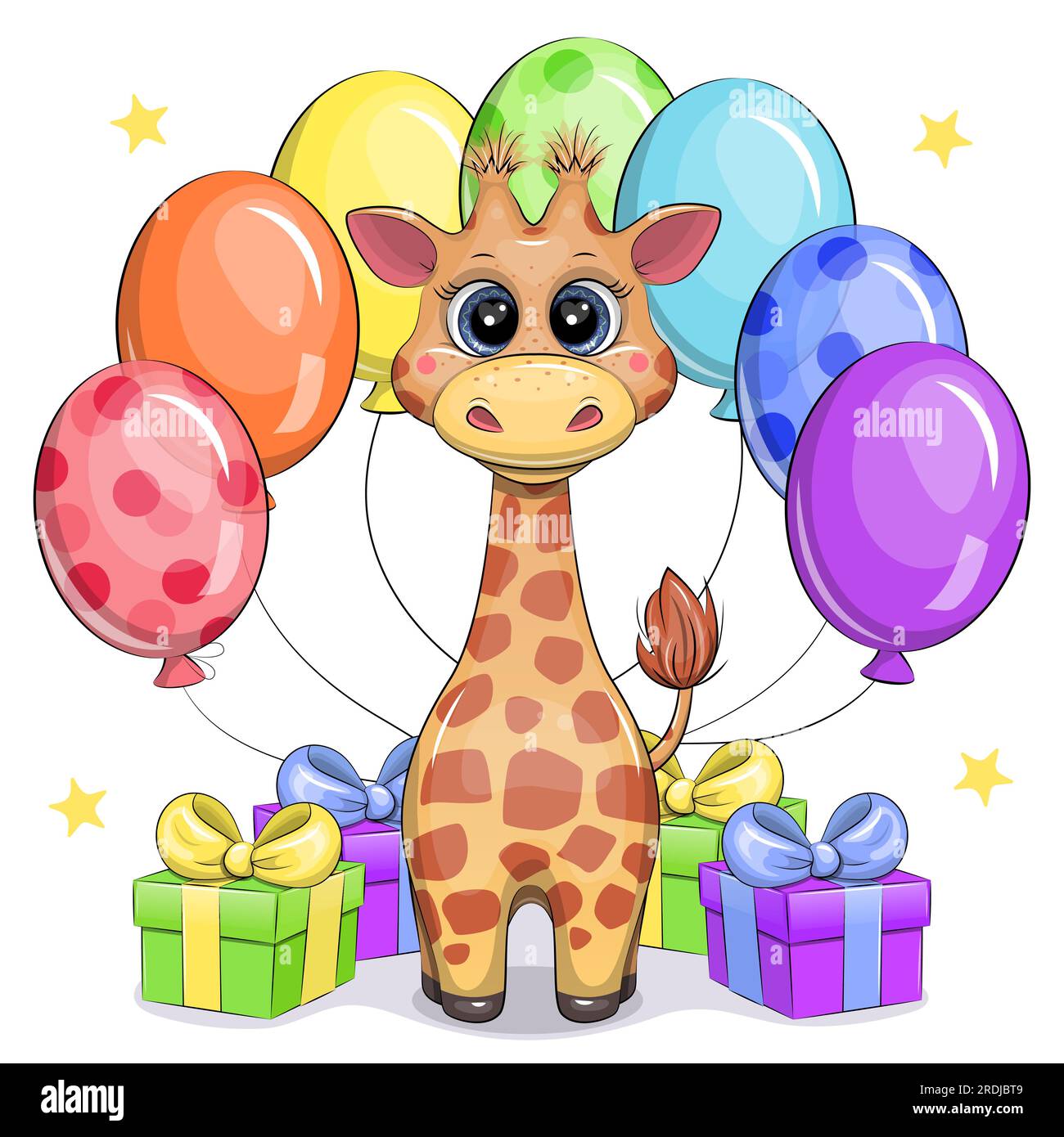Birthday Balloons Cartoon