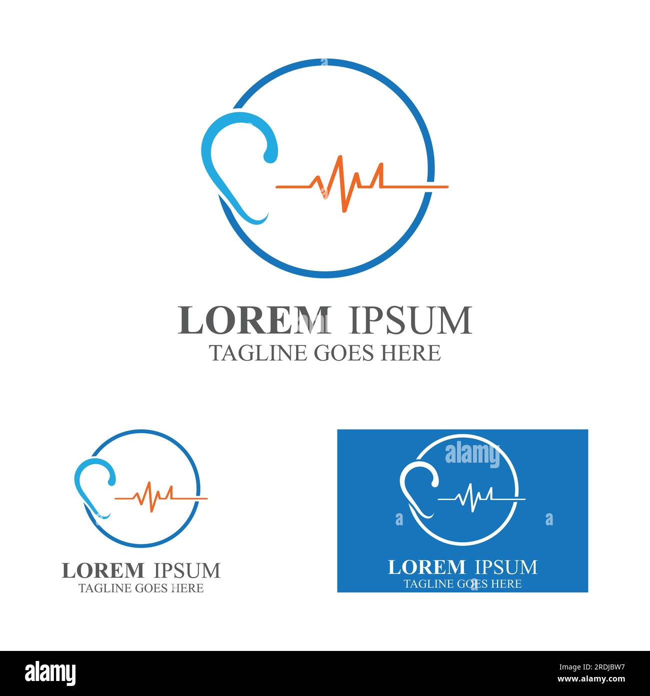 ear logo design Stock Vector Image & Art - Alamy