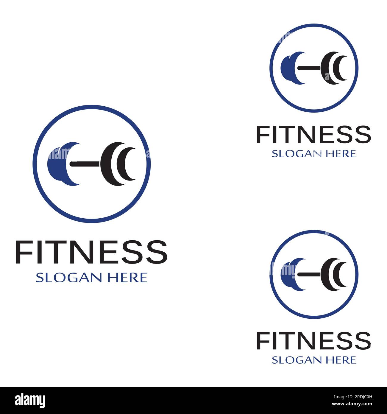 Strong gym logo Stock Vector Images - Alamy