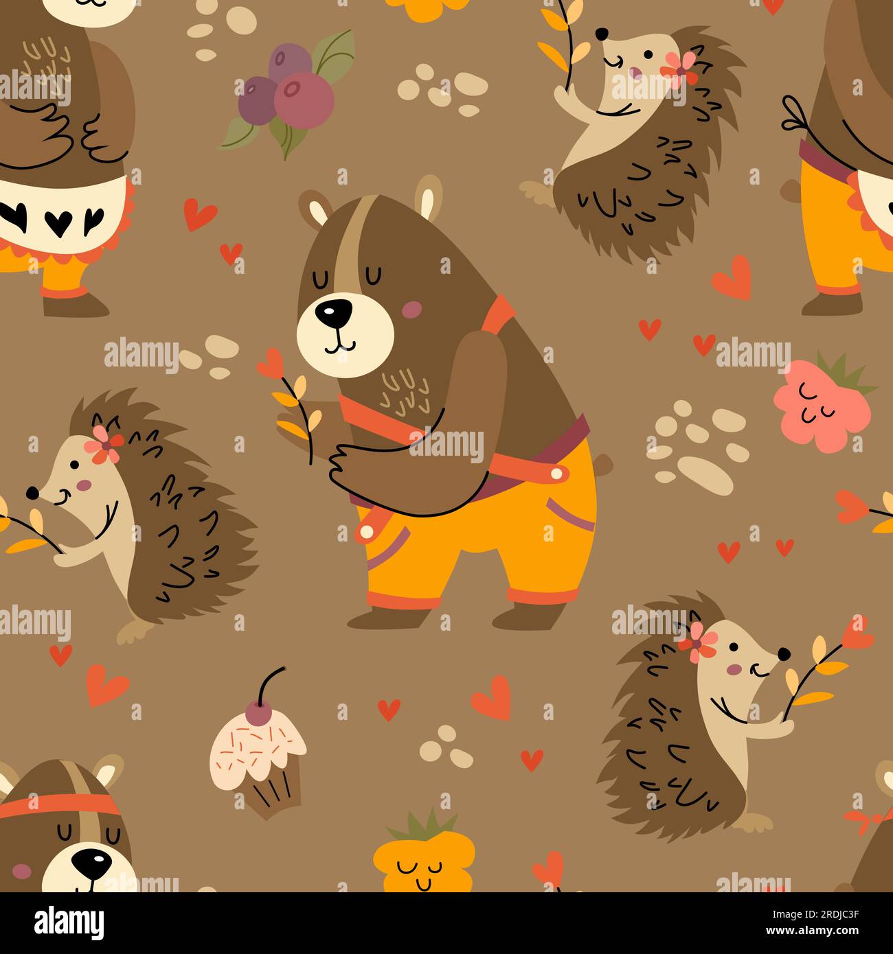 Heart wild forest abstract Stock Vector Images - Alamy