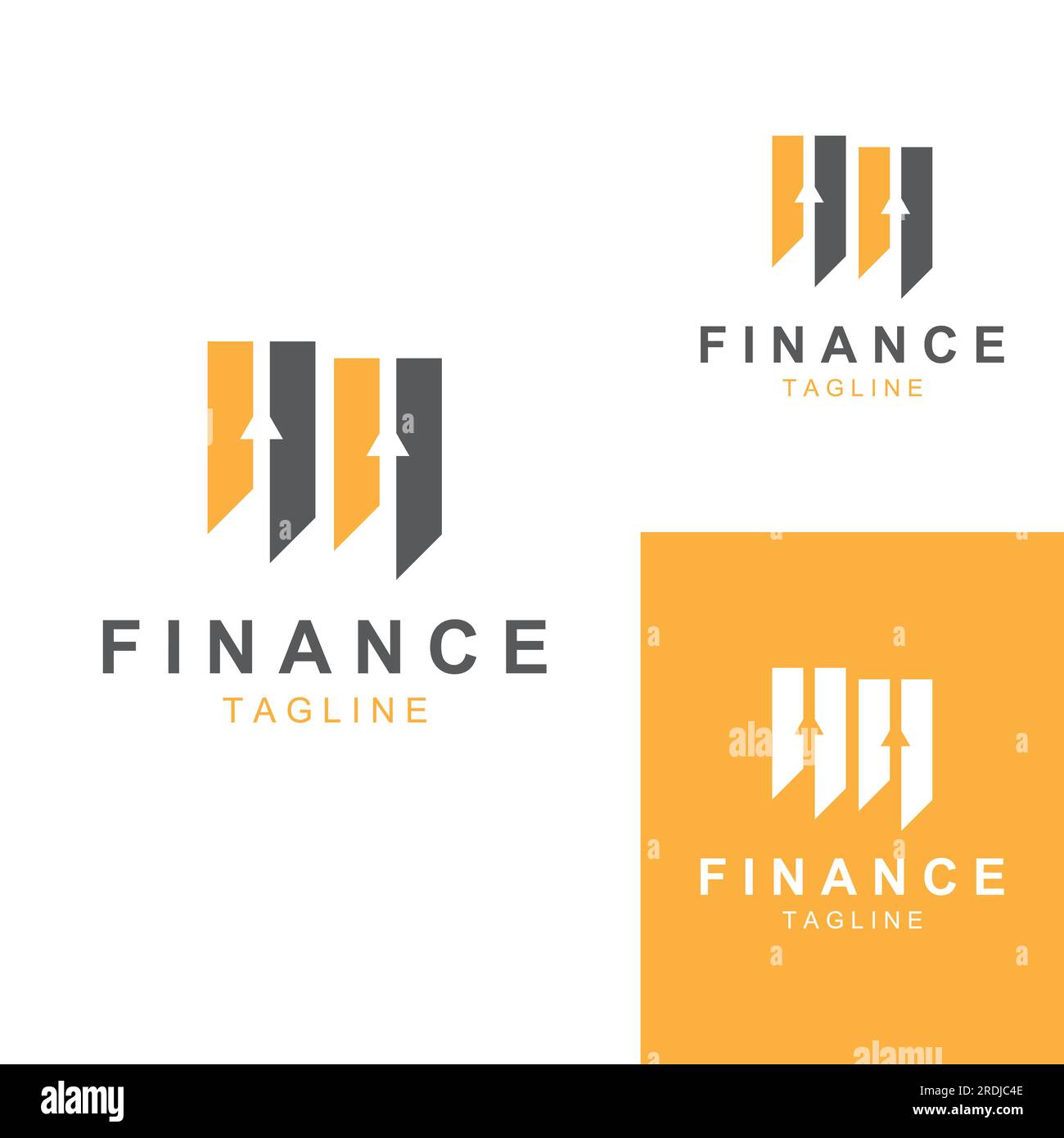 Financial business logo or financial graphic logo.Logo for financial ...