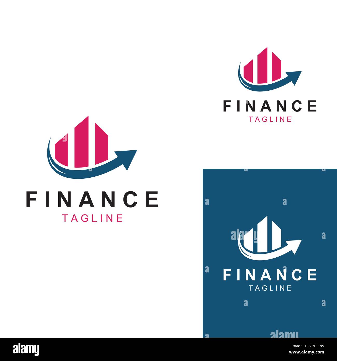 Financial business logo or financial graphic logo.Logo for financial ...