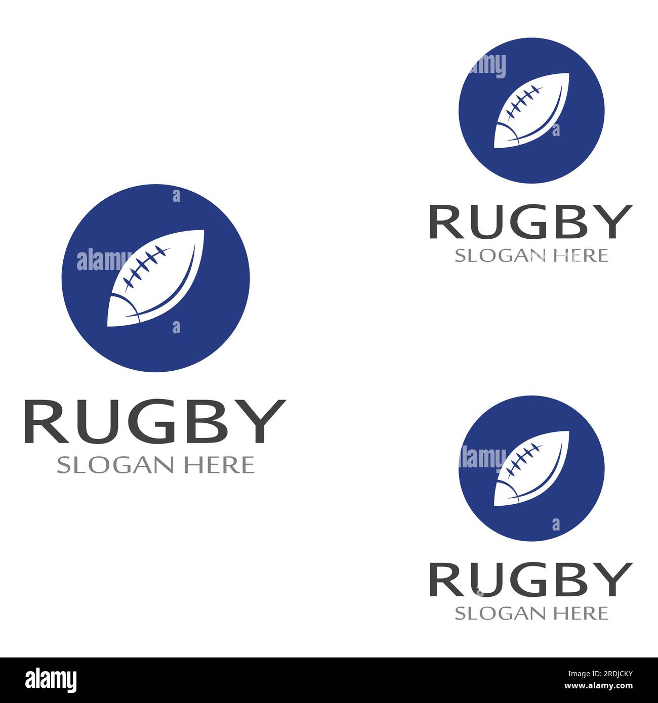 Rugby ball logo. Using vector illustration design concept.Can be used ...