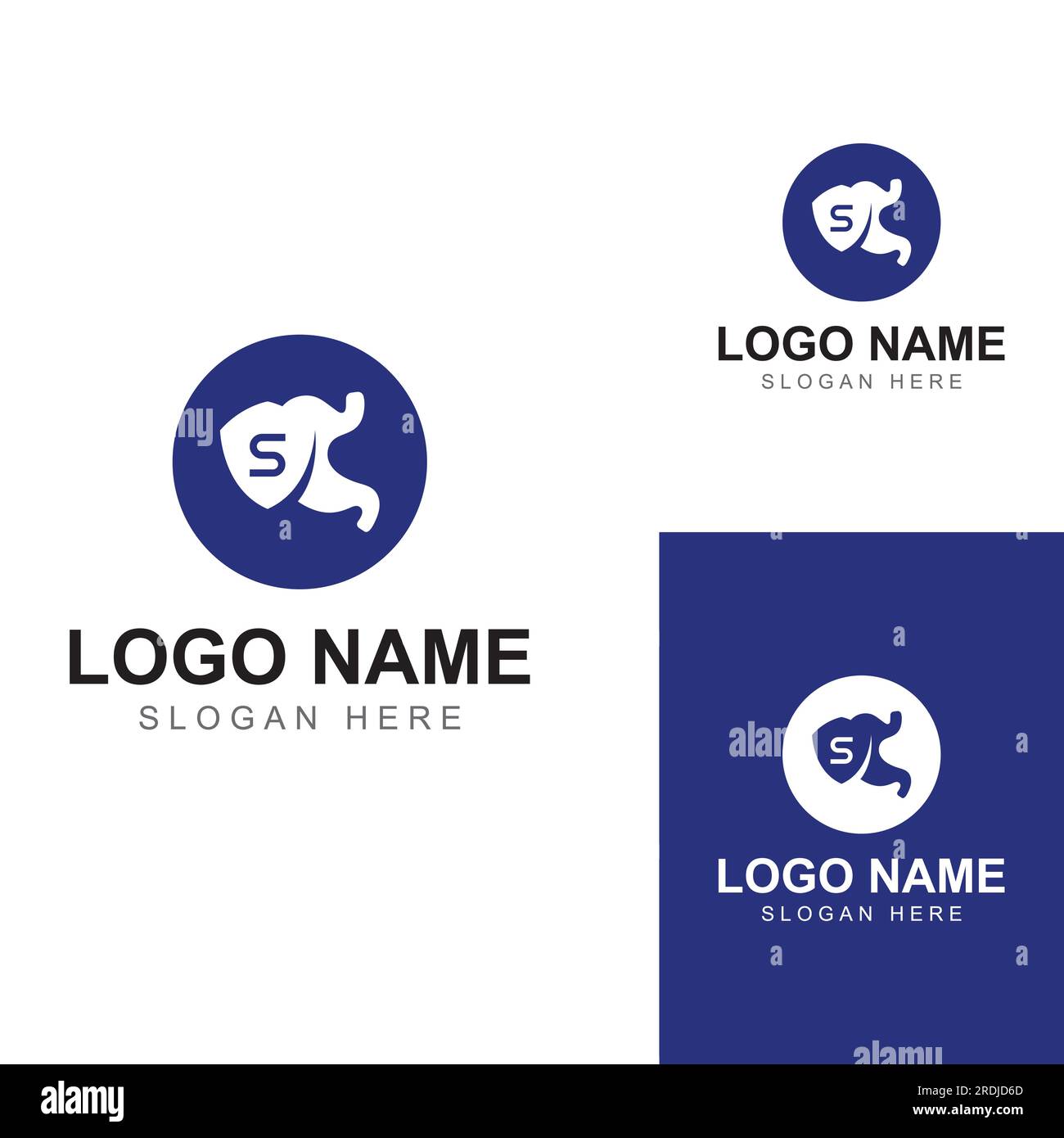stomach health and stomach care logo design Stock Vector Image & Art ...