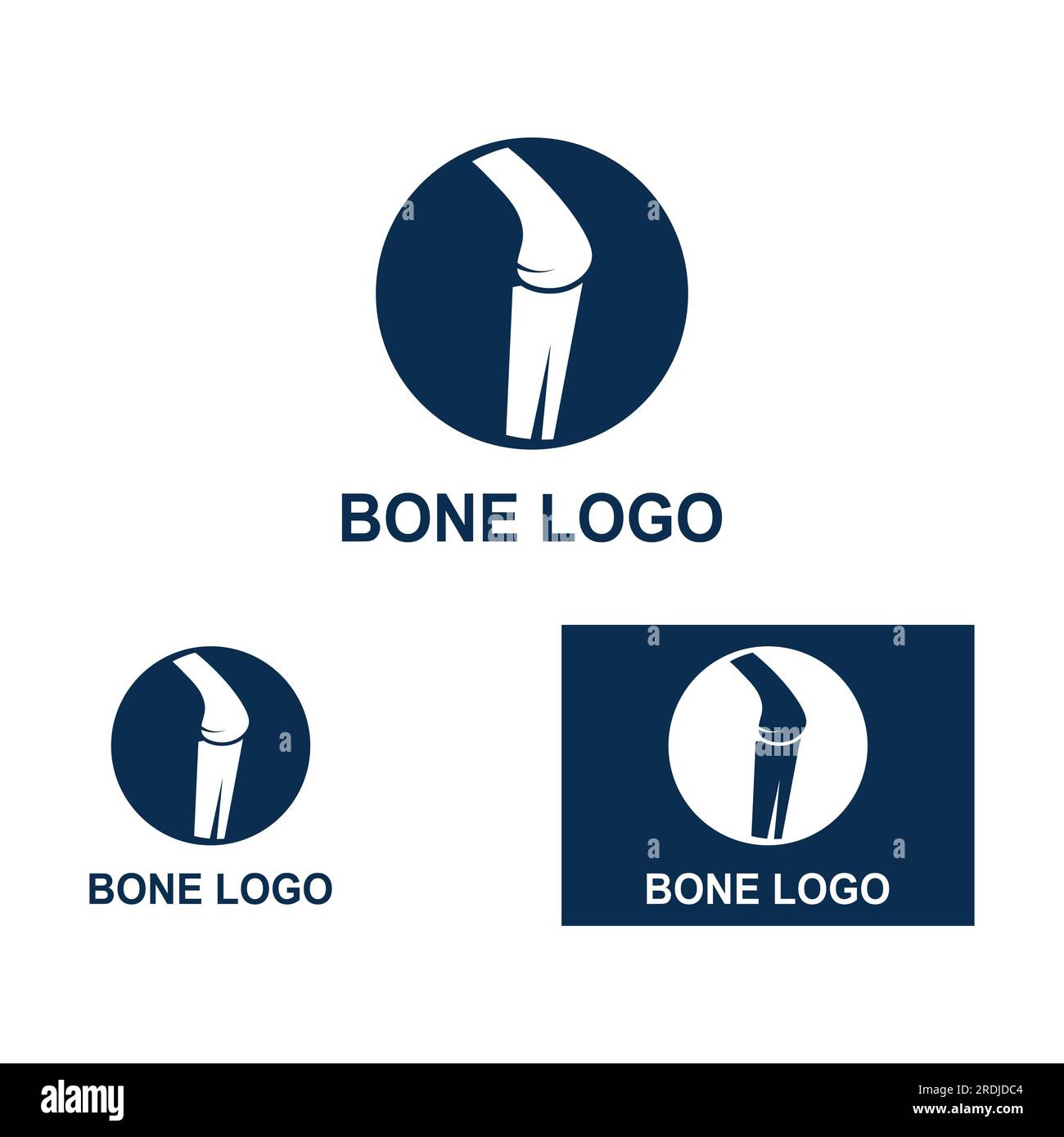Bone logo icon vector design Stock Vector Image & Art - Alamy