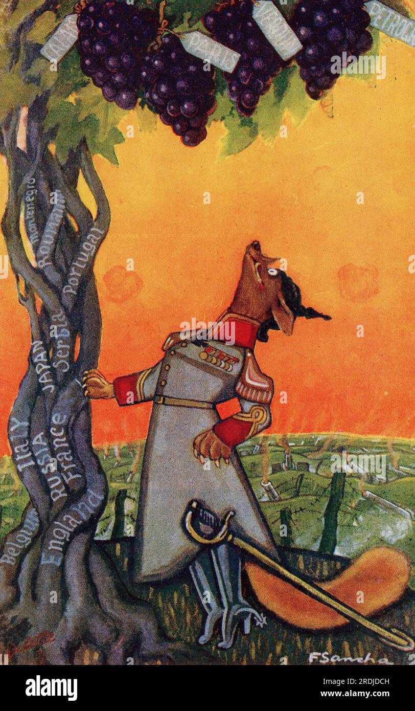 Aesops Fables The Fox And The Grapes