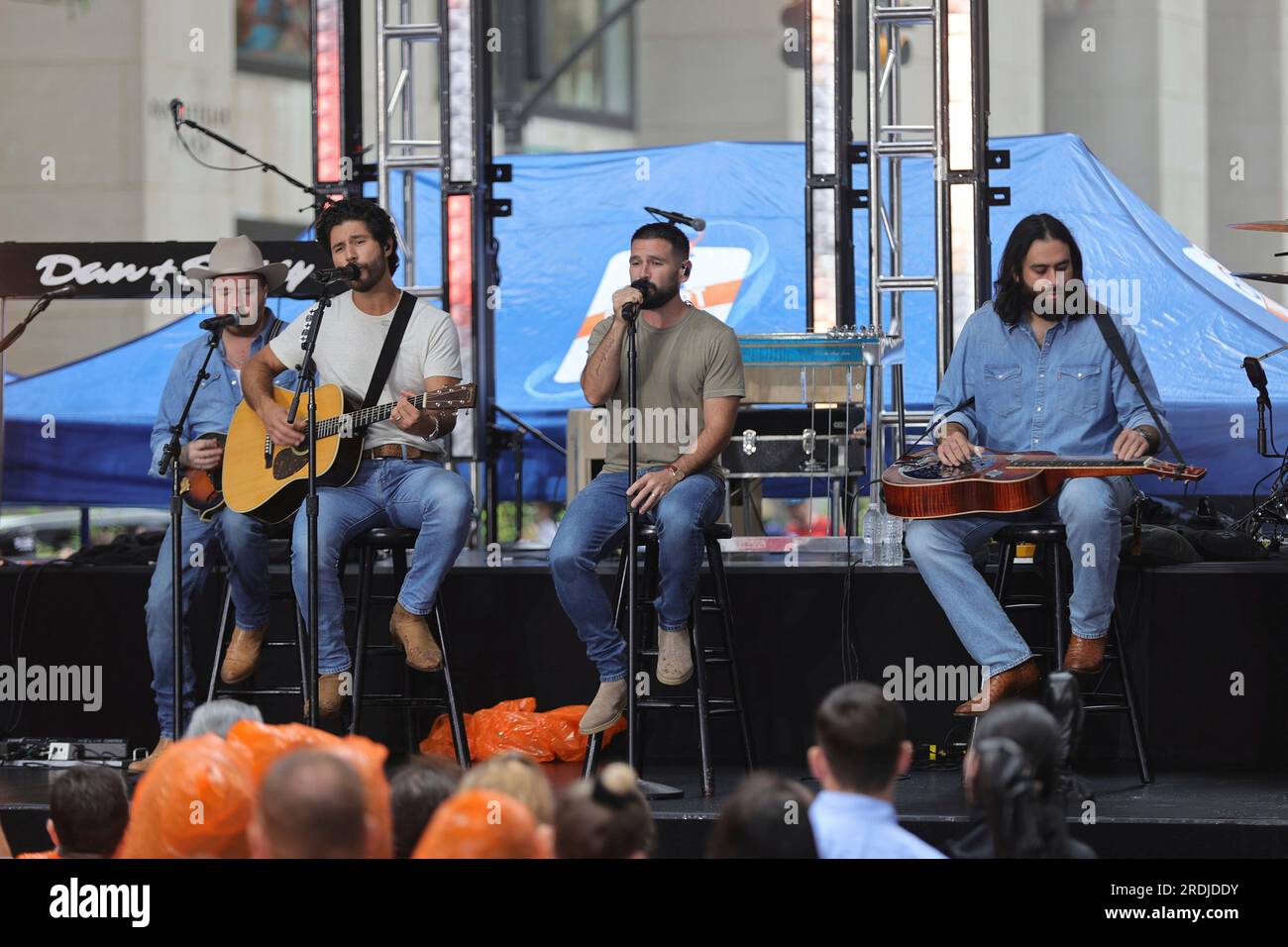 Rockefeller Plaza, New York, USA, July, 21 2023 - Country Singers Dan ...