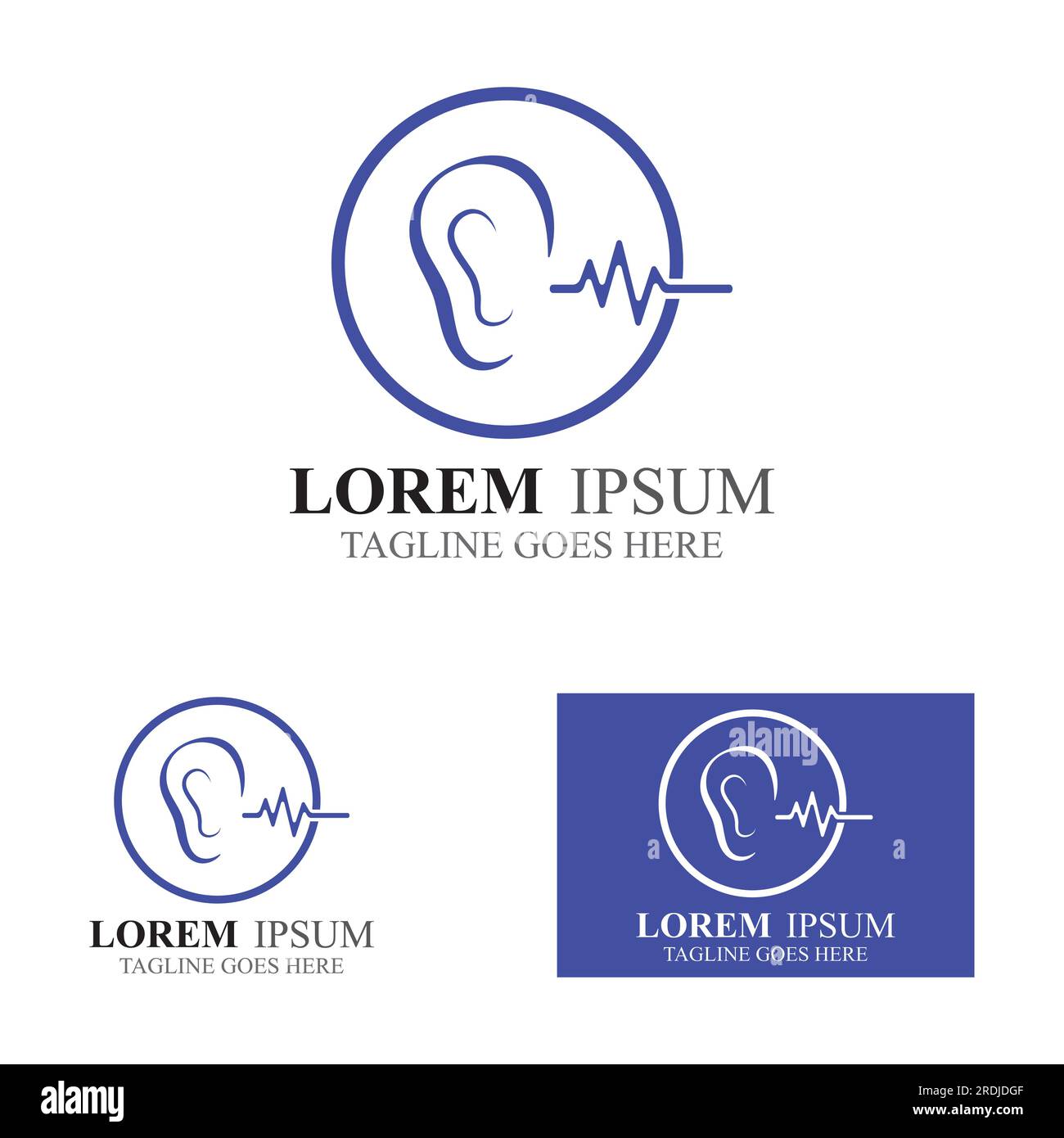 Ear aid logo hi-res stock photography and images - Alamy