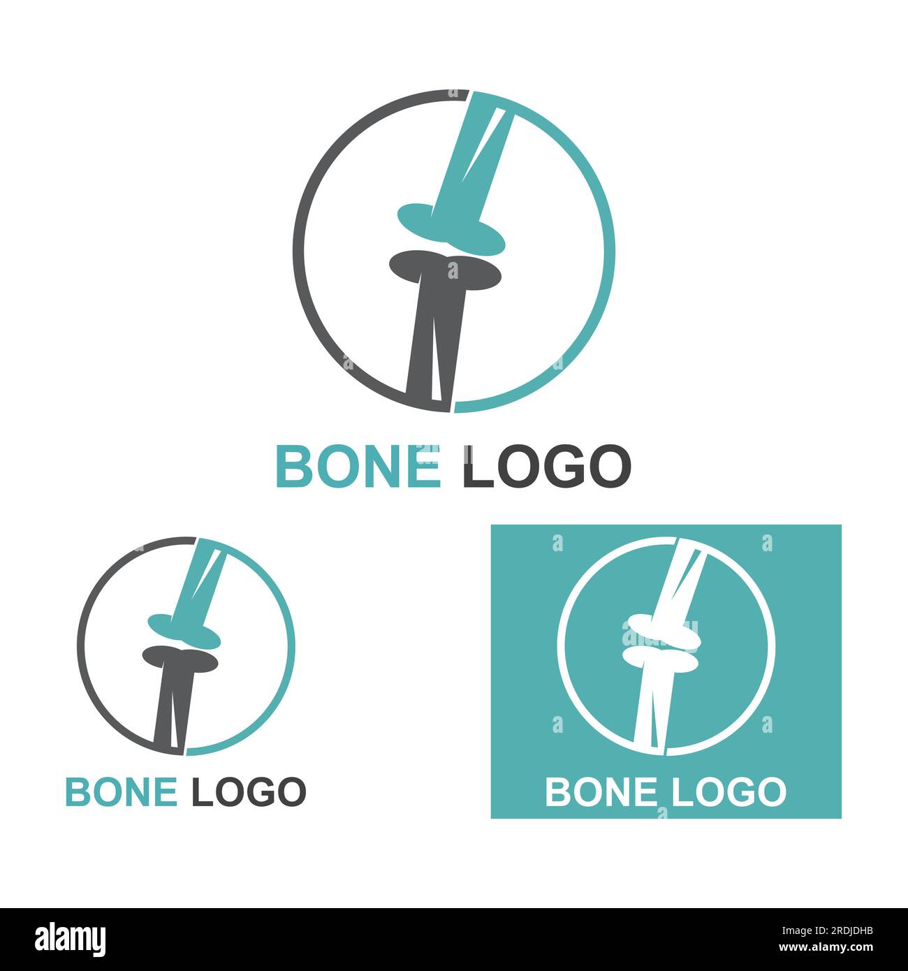 Bone logo icon vector design Stock Vector Image & Art - Alamy