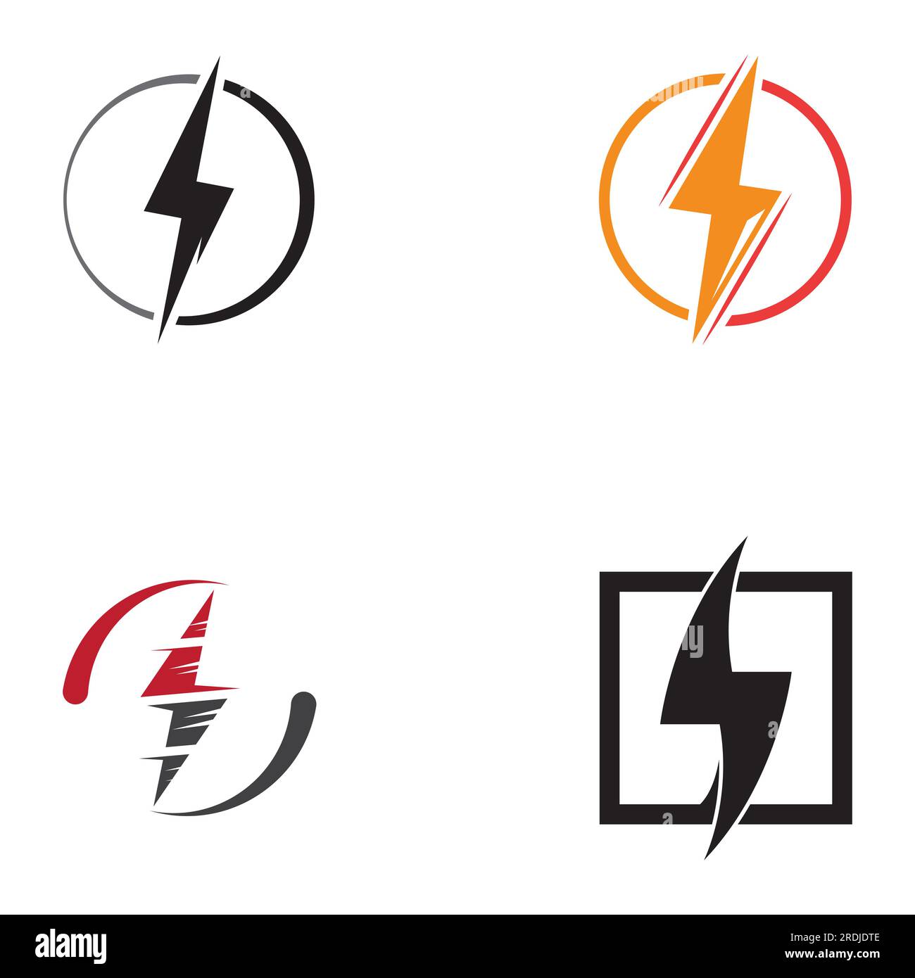 electric lightning logo, using modern vector design concept Stock ...
